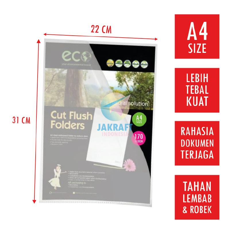 (1 Pcs) L Secret Folder A4 Semi Clear Transparent Doft Doff Matte ...