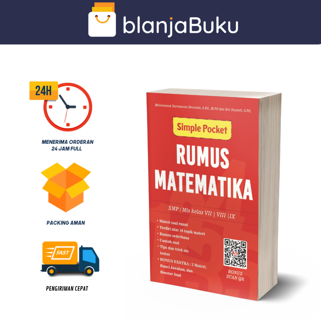 Middle School Mathematics Formula Book - Simple Pocket Middle School ...