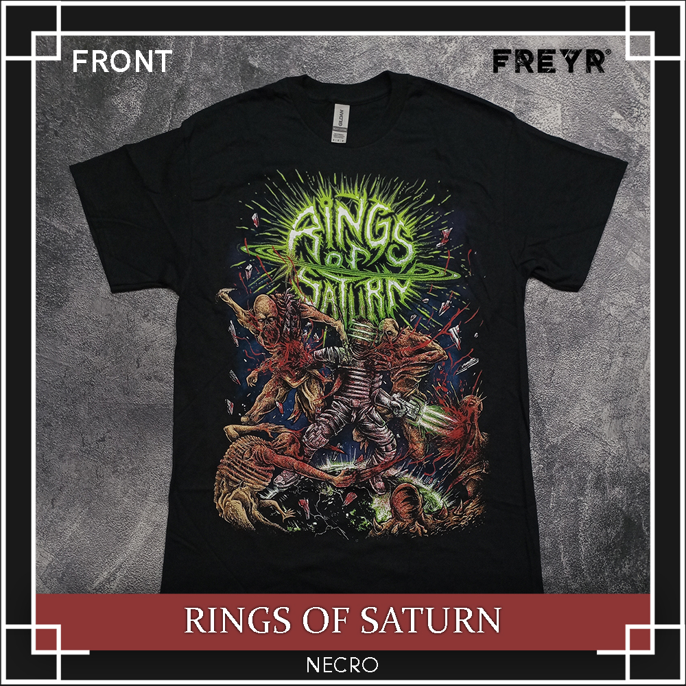 Rings of Saturn Band T-Shirt - Necro Original | Shopee Philippines
