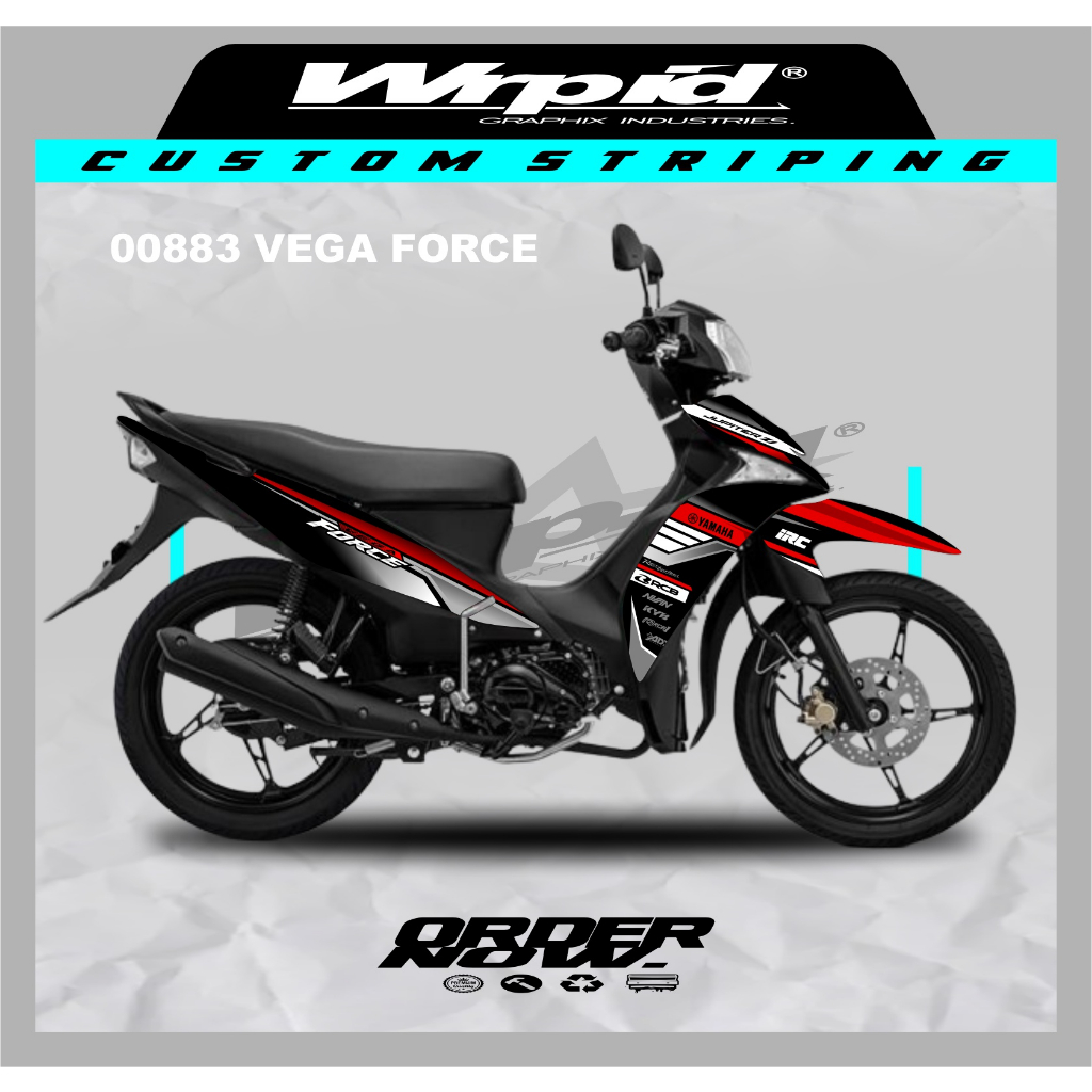 00883 sticker stripiing And fullbody motor vega force simple racing ...