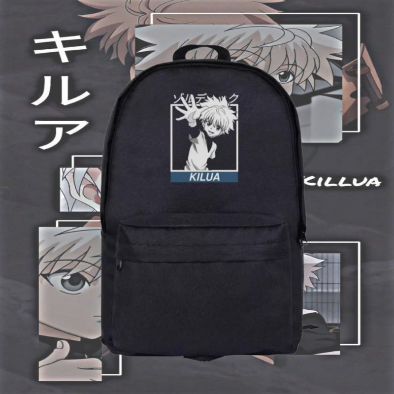 Killua X Hunter Anime School Backpack - Men's Women's Backpack | Shopee ...