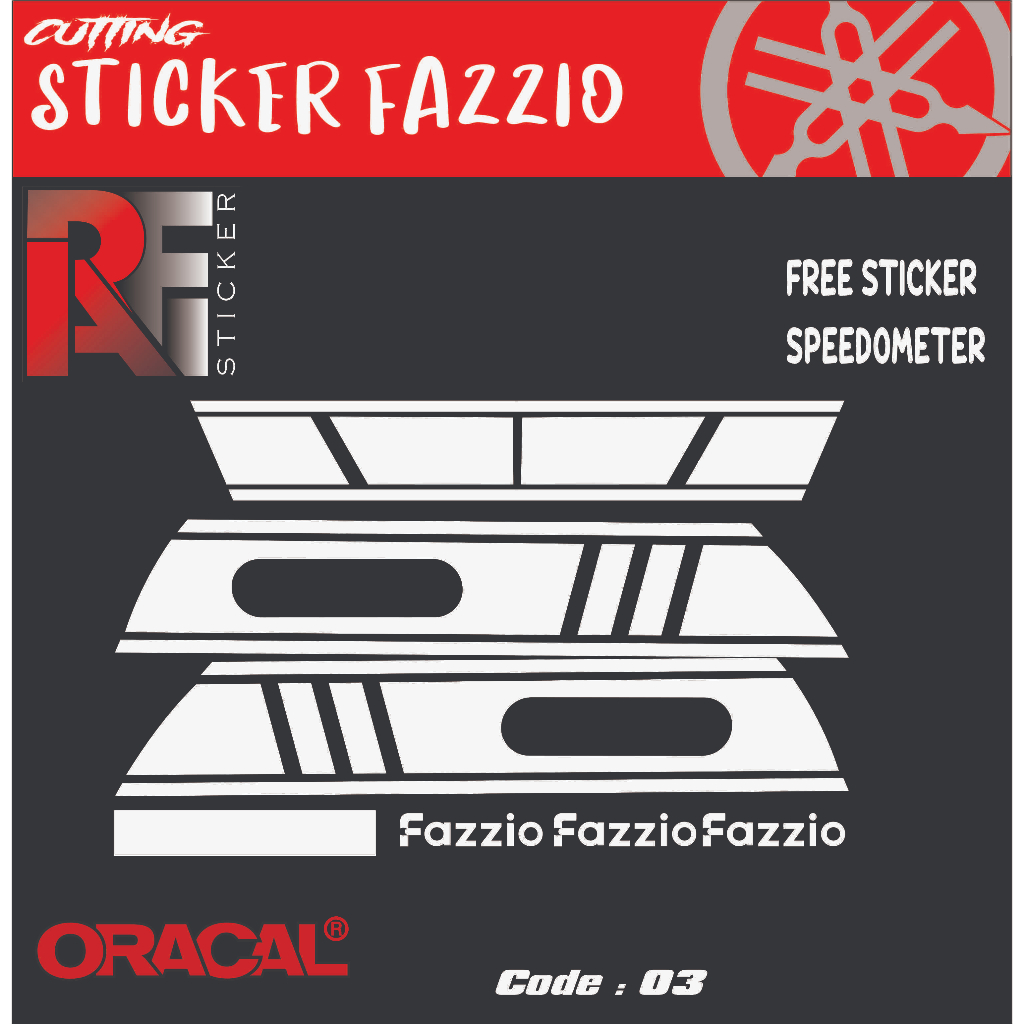 Striping FAZZIO Minimalist Sticker FAZZIO 03 | Shopee Philippines