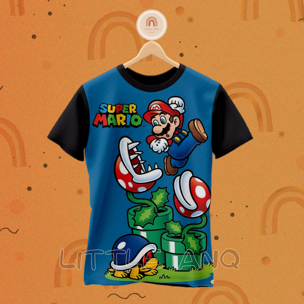 Little - MARIO BROSS-8 Children's T-Shirt MARIO BROSS-8 Children's T ...