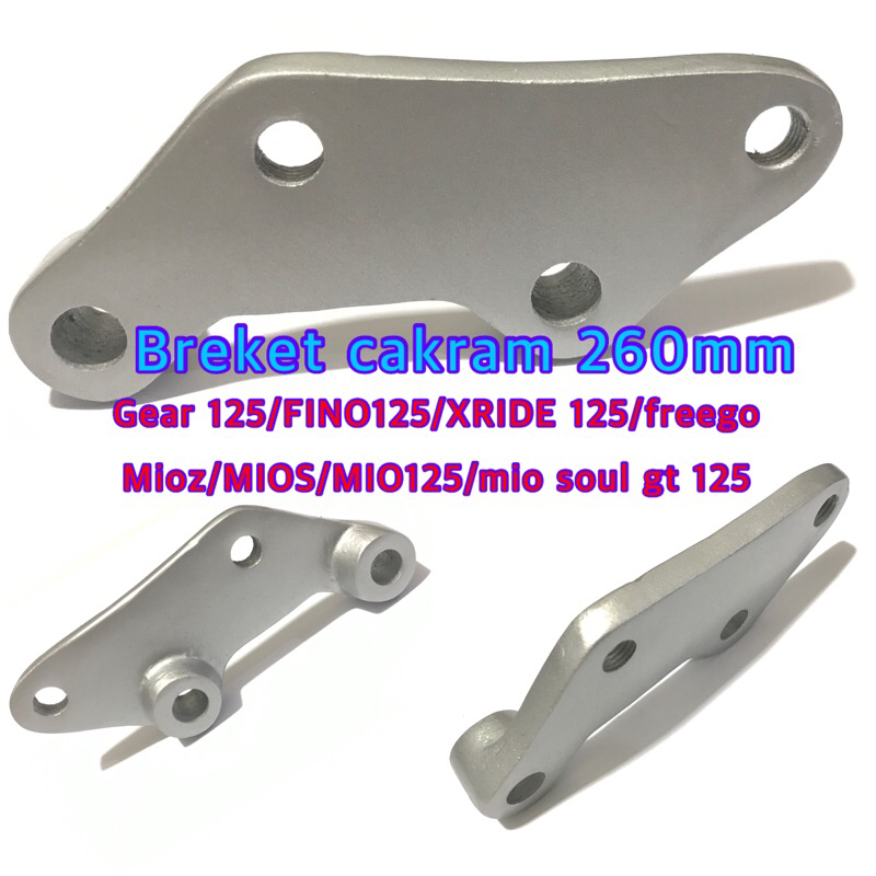 260mm DISC BRACKET MIOZ MIOS FINO 125 xride 125 gear 125 mio soul gt ...