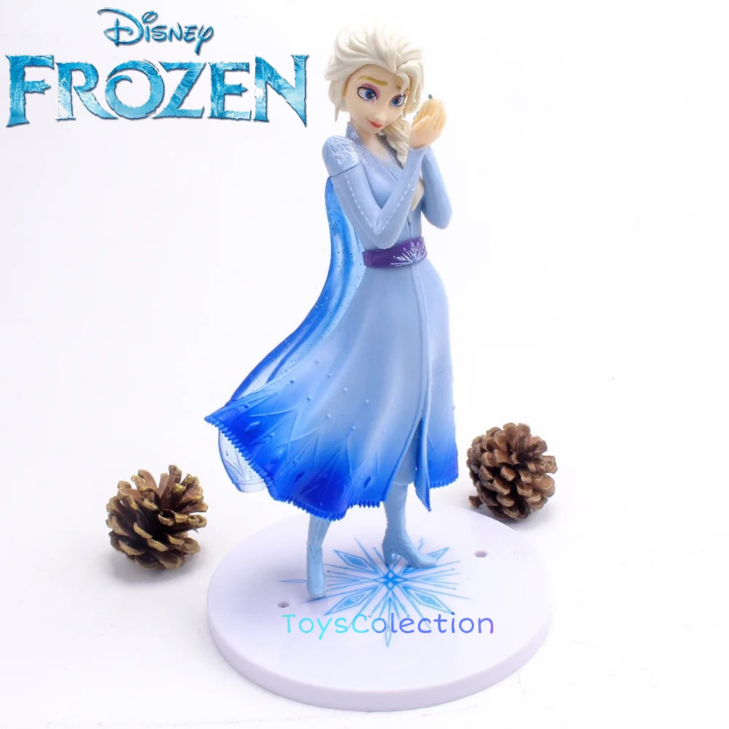 Action FIGURE FROZEN PRINCESS ELSA SNOW QUEEN CAKE TOPPER Toy Display ...
