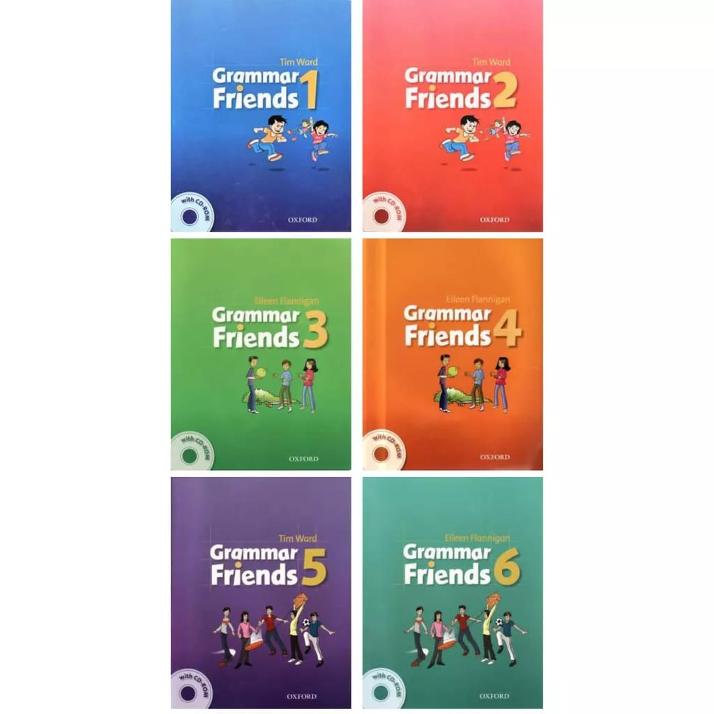 Oxford Grammar Friends Level 1 2 3 4 5 6 Student Book Black n White ...