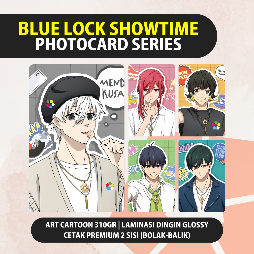 Bluelock SHOWTIME EDITION PHOTOCARD ANIME | Shopee Philippines
