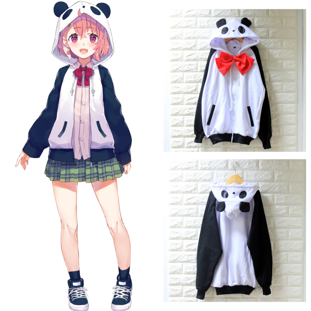 Sasaki Pocket Vtuber Panda Jacket | Shopee Philippines