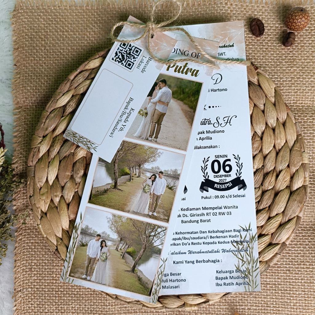 Aesthetic Wedding Invitation | Unique wedding invitation | Photo ...