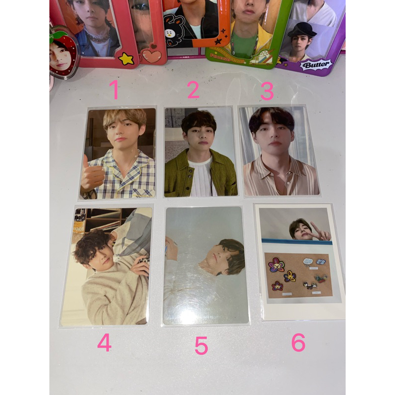 Photocard V BTS KIM TAEHYUNG | Shopee Philippines