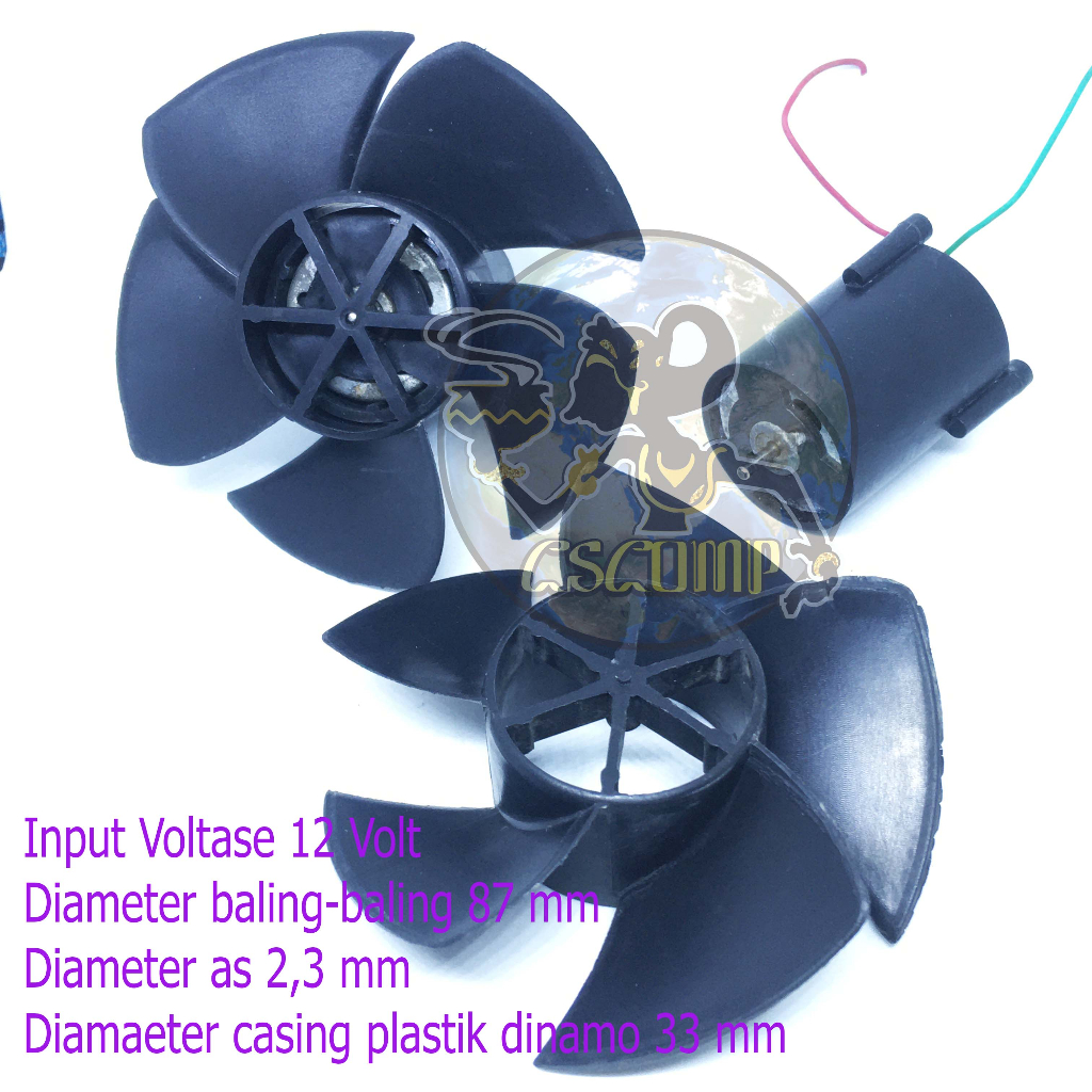 12 Volt Blower Fan Dynamo with Propeller | Shopee Philippines