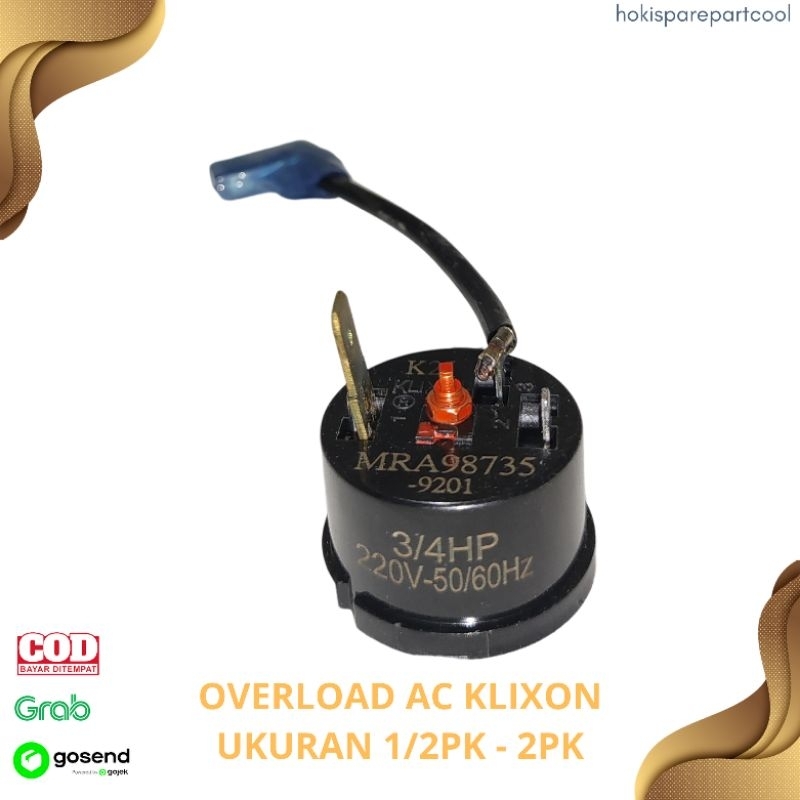 OVERLOAD AC KLIXON 1/2 - 2PK | Shopee Philippines