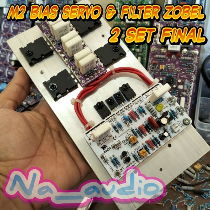 Driver KIT POWER AMPLIFIER M2 RACING FULL SET JUST COLOK PSU | Shopee ...