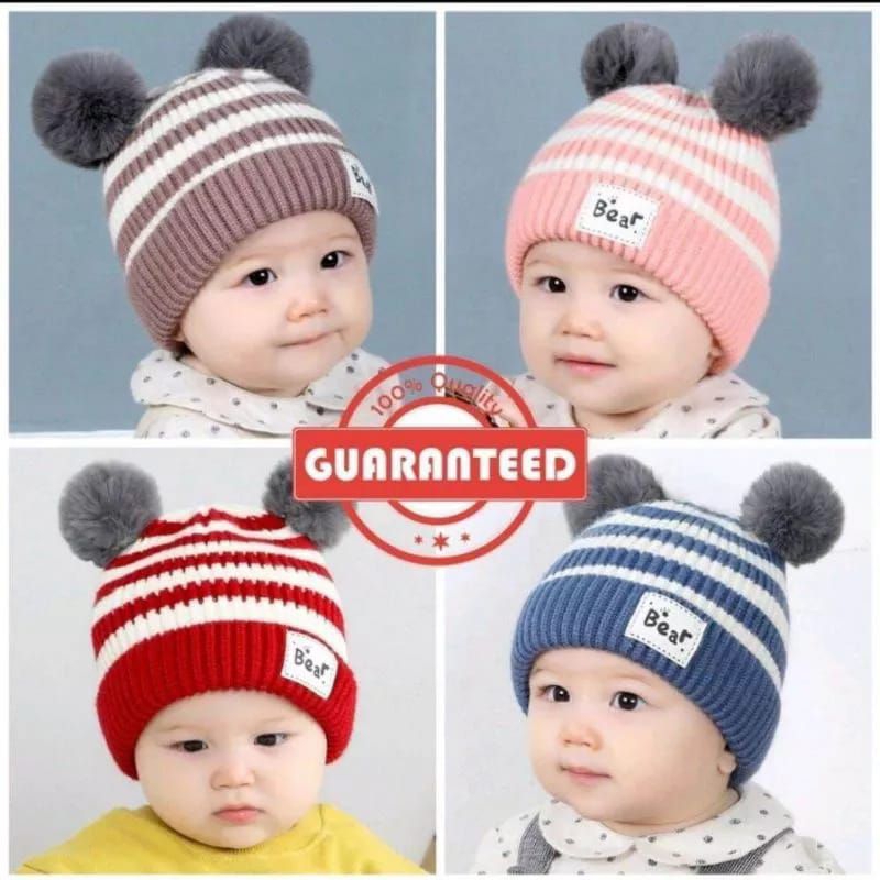 CHILDREN'S CRESCENT BEANS CHILDREN'S BEANS BEBY BEANS CUTE BEBY HATS ...