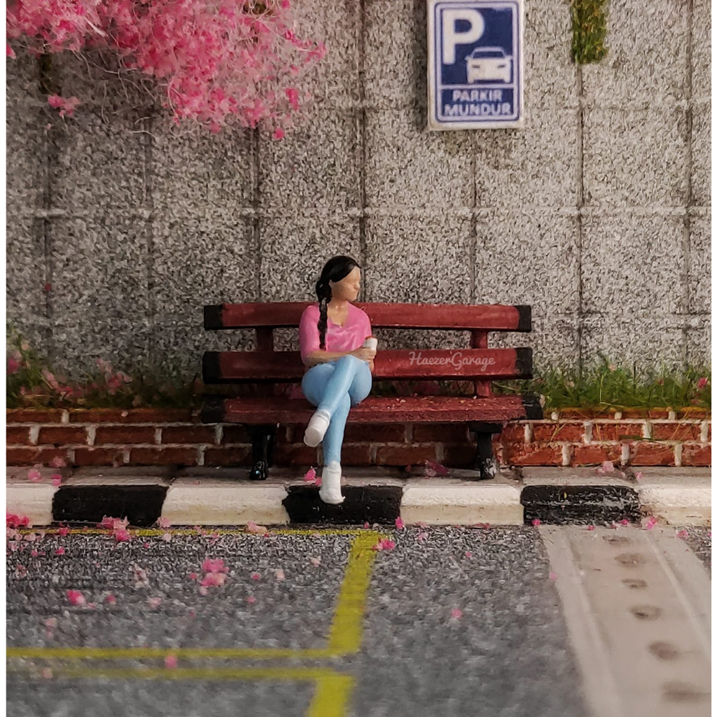 Mini Diorama Miniature Action Figure Urban1 64 Casual Girl H3d Shopee Philippines