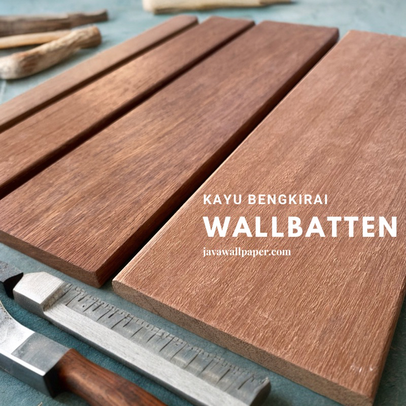 KAYU Bengkirai Wood Trim P100-150cm Wall Molding Wall Molding Profile ...
