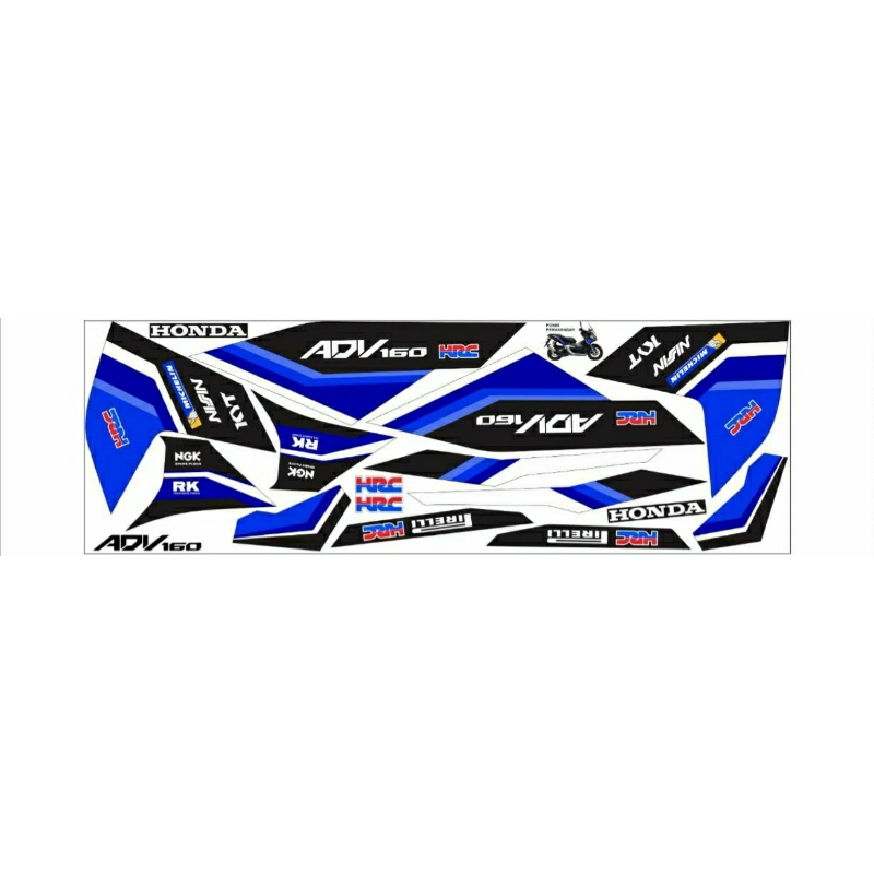 Striping Honda Adv 160 New Livery Hrc Racing/New Adv 160 Motorcycle ...