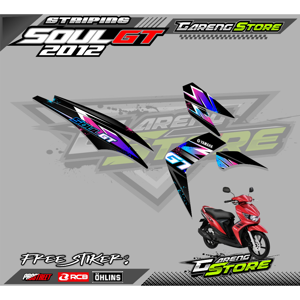 Yamaha MIO SOUL GT 2012 Variation STRIPING/YAMAHA MIO SOUL GT ...