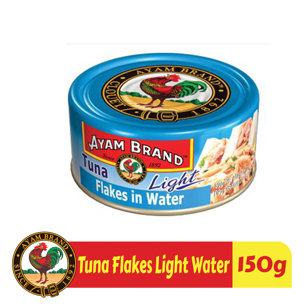 Ayam Brand - Canned Tuna Fish Flakes Light in Water 24pcs 150gr ...