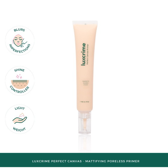 Luxcrime Perfect Canvas - Mattifying Poreless Primer | Shopee Philippines