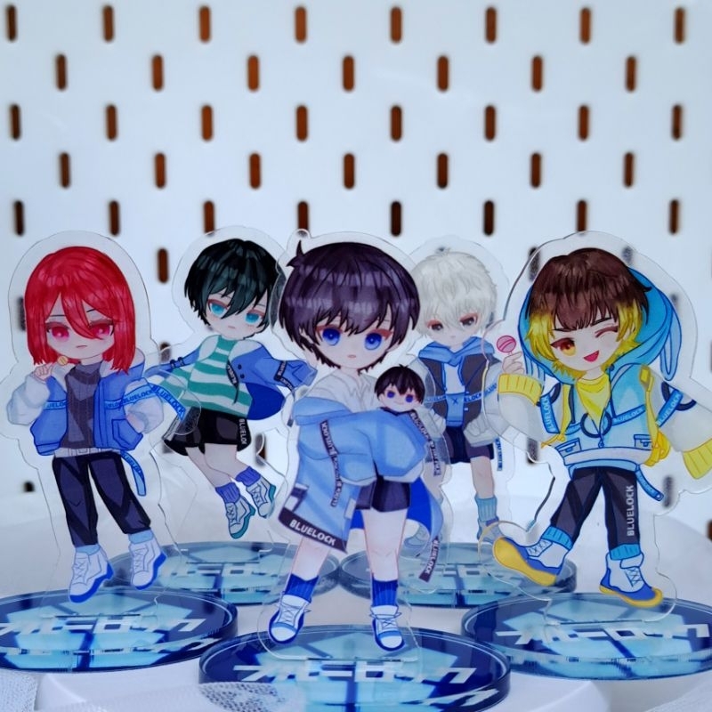 Bluelock Chibi acrylic Action Stand Figure Anime Fan art by onintwin ...