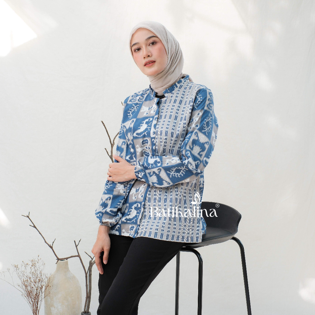 Alina Batik, Modern Women's Batik Clothes, Women's Office Work Batik ...