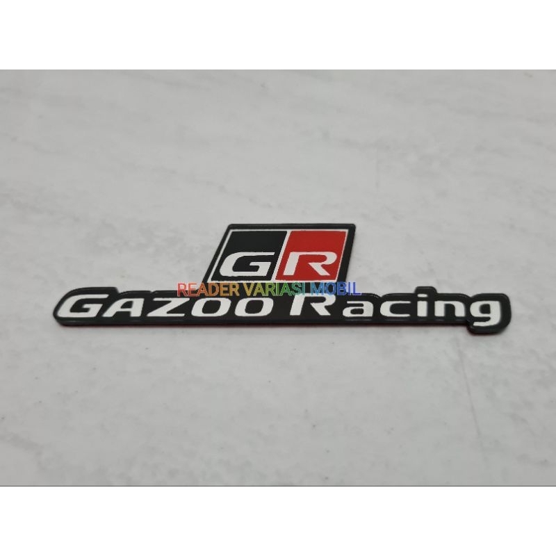 Gr GAZOO RACING Plastic Acrylic Exclusive Luxury Premium Universal Logo ...