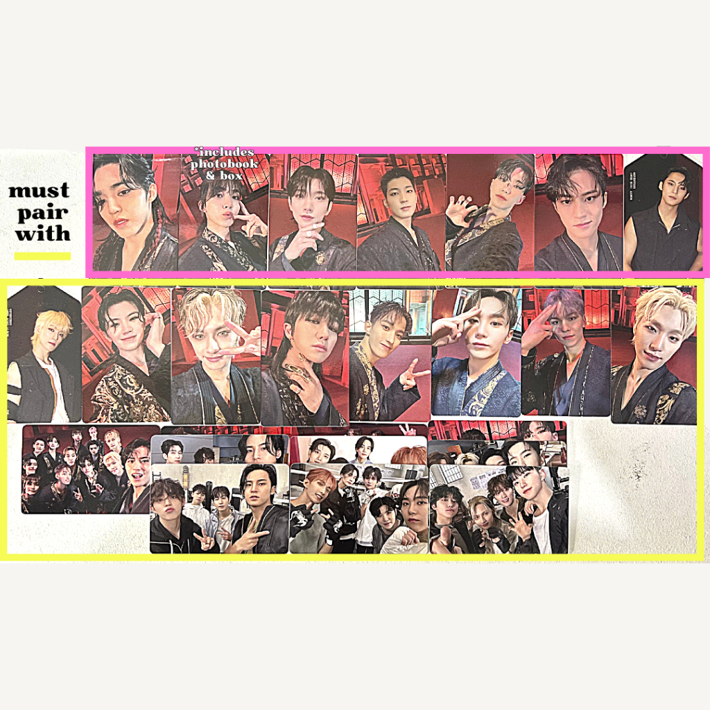 Pc/photocard FML Deluxe Version Seventeen SVT SCoups/Jeonghan/Joshua/Wonwoo/Hoshi/Mingyu/Woozi ...