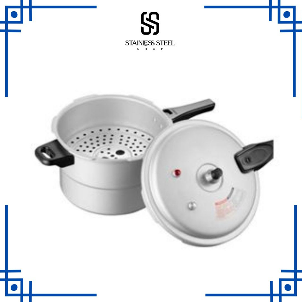 Presto Pot Aluminum Multi-Purpose Pressure Cooker 4L/5L/6L/8L Premium ...