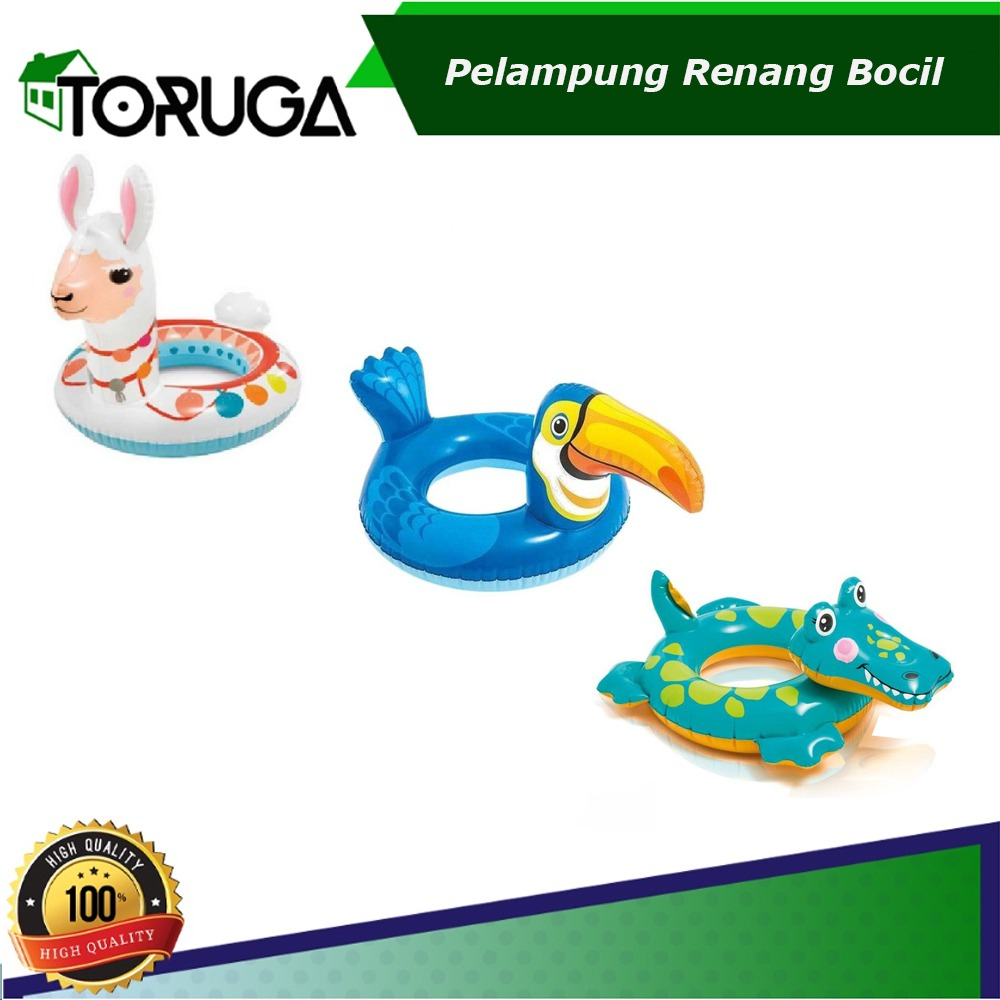 Intex Children's Swimming Ring Animaldeluxe Ring 58221 Crocodile ...