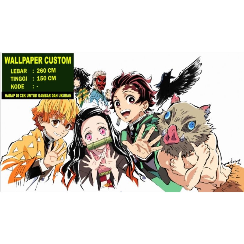 Demon slayer Theme custom 3d wallpaper | Shopee Philippines