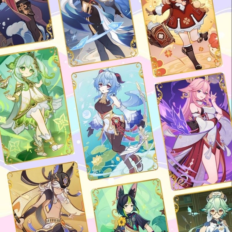 Genshin Impact TCG card Photocard | Shopee Philippines