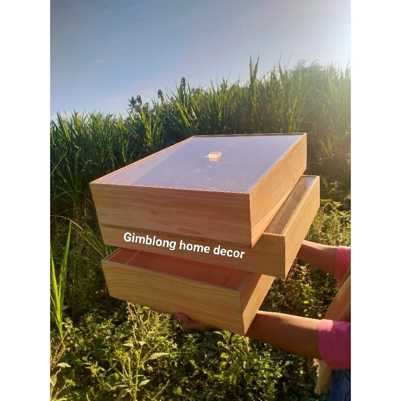 KAYU Wooden DONUT BOX | Donut CONTAINER | Wooden DONUT BOX | Acrylic ...