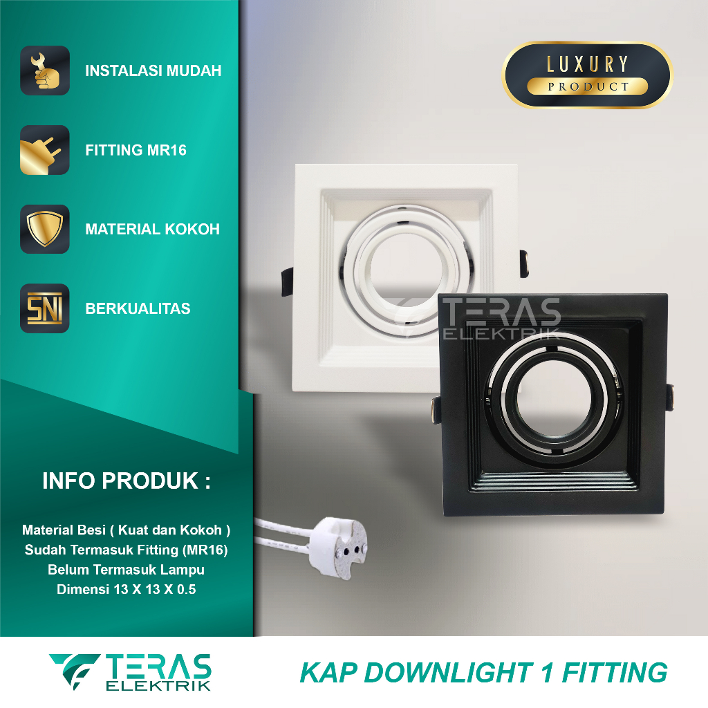 1-fitting downlight housing Fittings MR16 | Shopee Philippines