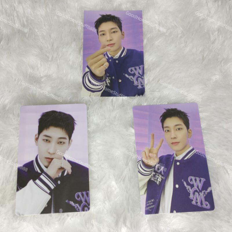 Seventeen Wonwoo SVT Wonu Trading Card TC Follow Sharing Windbreaker ...