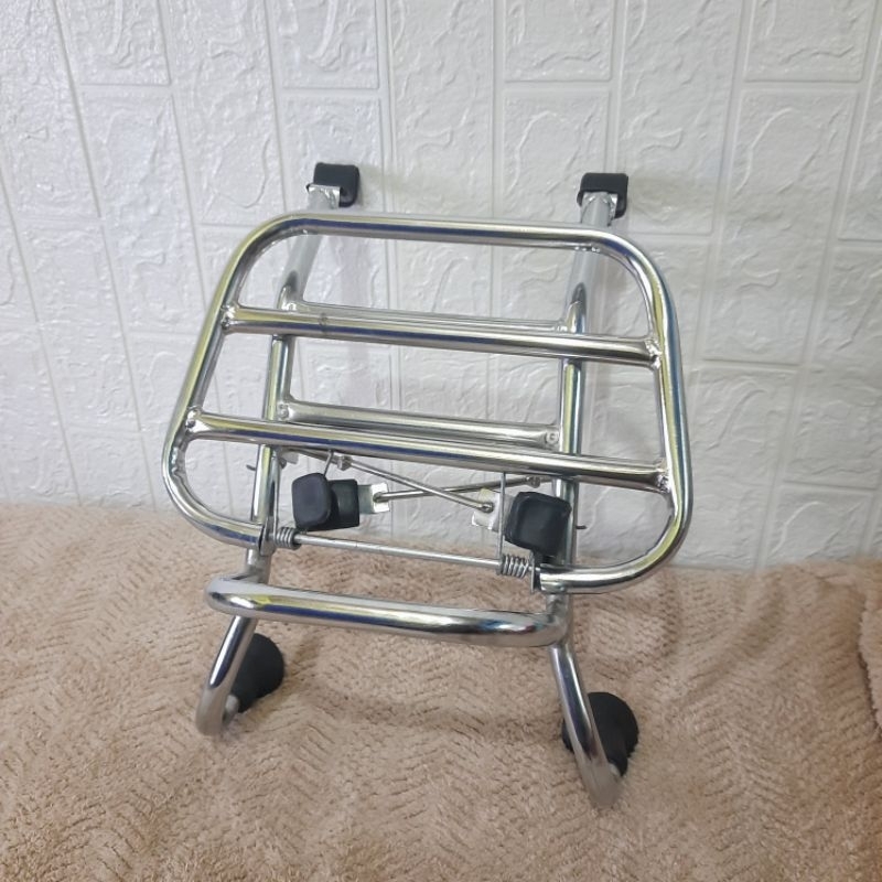 HITAM Frontrack Front Rack vespa super sprint px excel strada Black ...