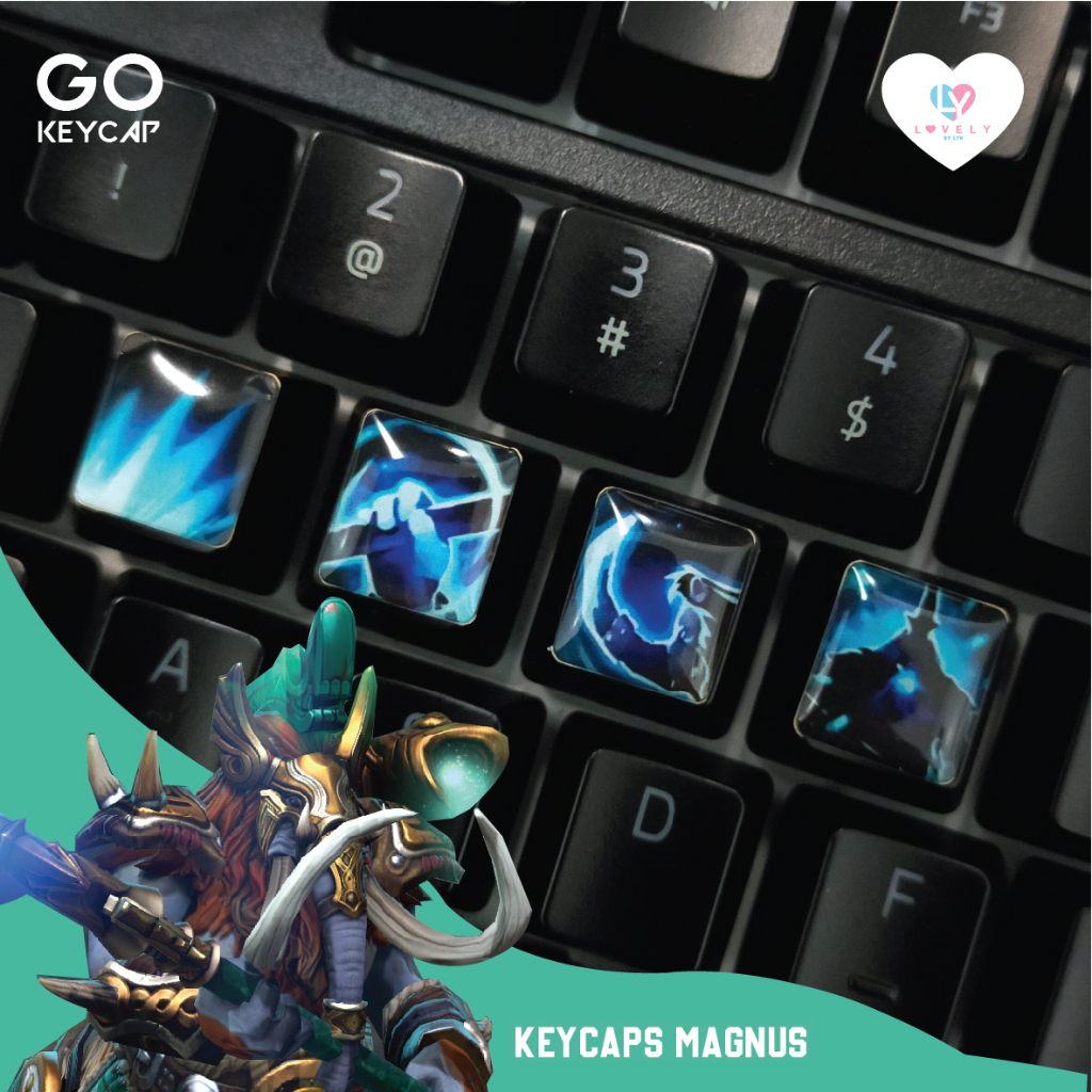 Keycaps PBT Dota 2 Magnus Ability | GO KEYCAPS | Shopee Philippines