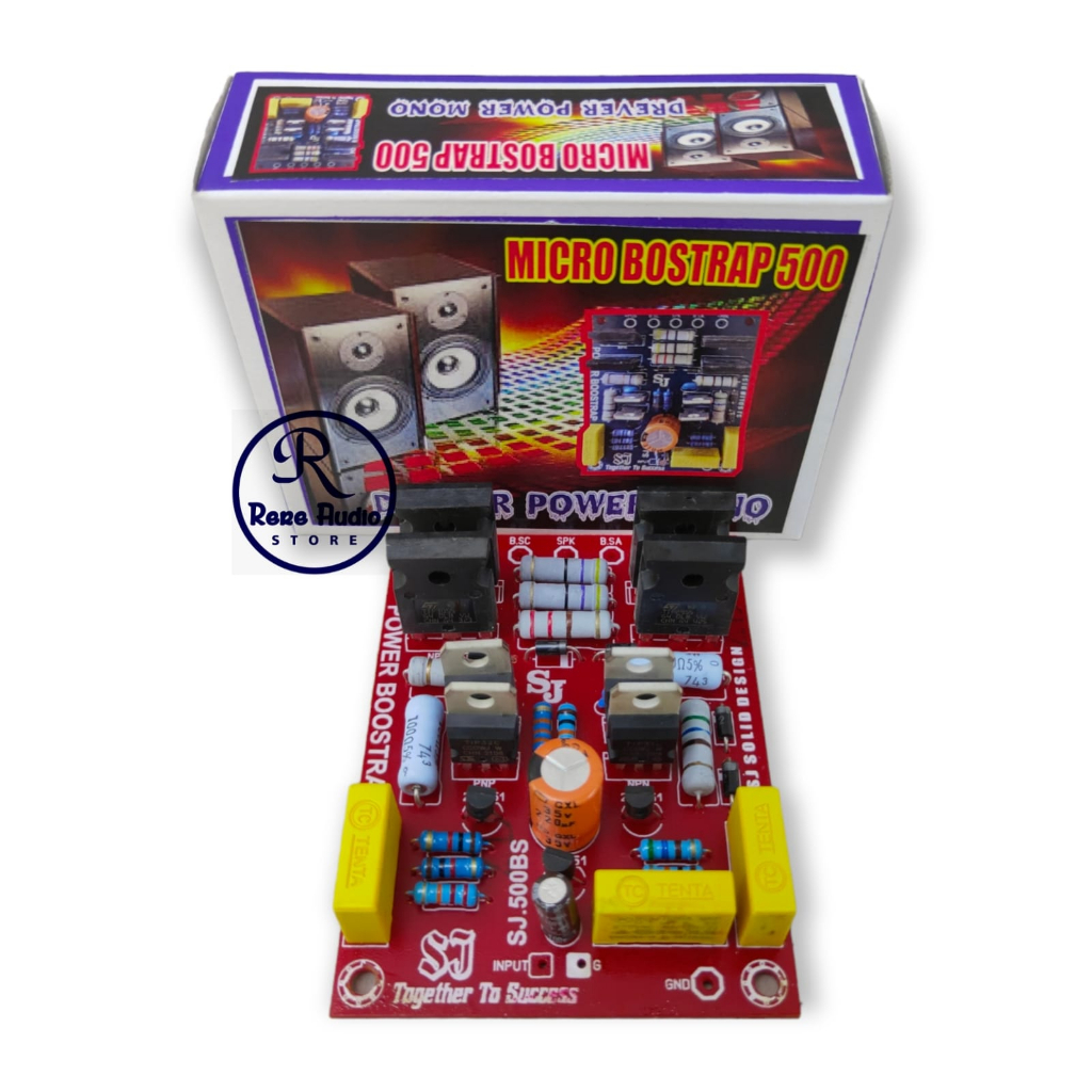 The Best SJ.500BS Low Sub Fiberglass Power Mono BOSTRAP Driver Kit ...