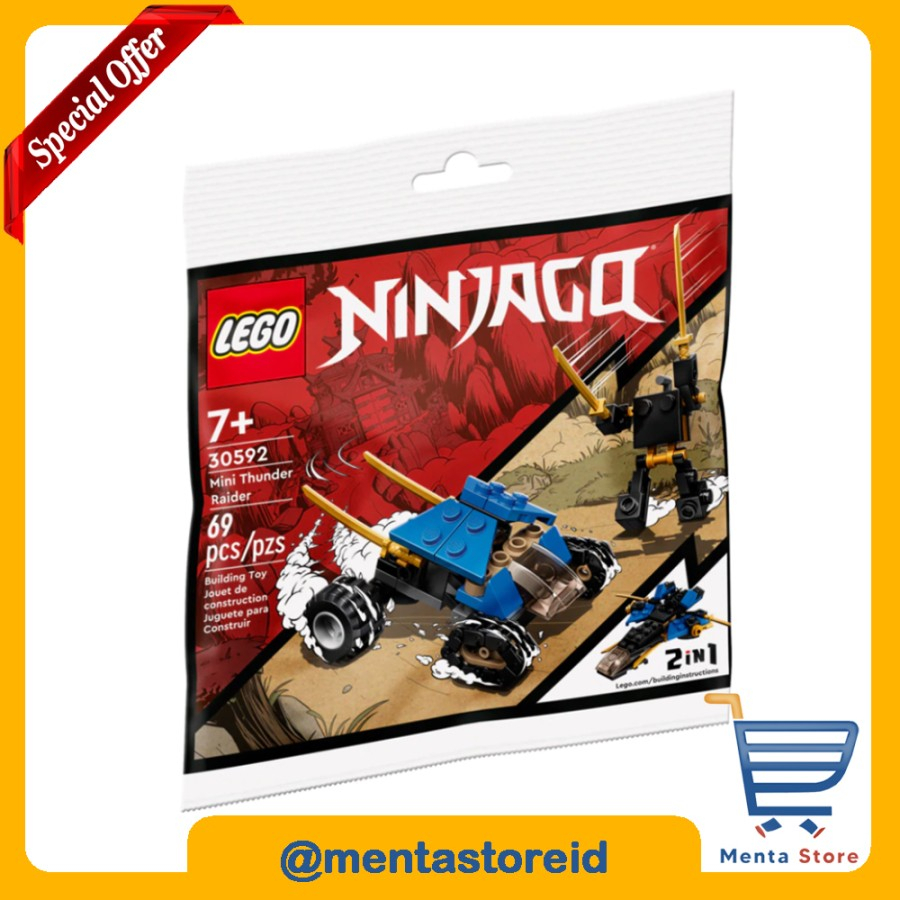 Lego Ninjago 30592 Polybag Mini Thunder Raider | Shopee Philippines