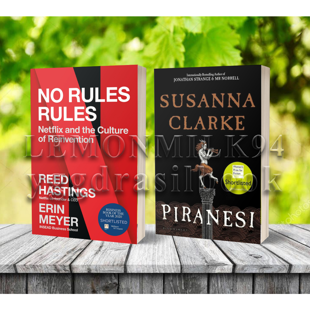 No Rules by Reed Hastings and Erin Meyer | Piranesi by Susanna Clarke ...