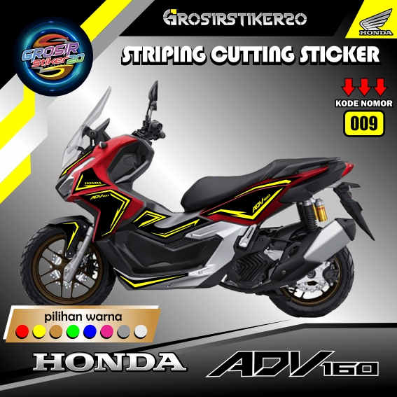 HONDA ADV 160 CUTTING STICKER / HONDA ADV 160 CUTTING STRIPING STICKER ...