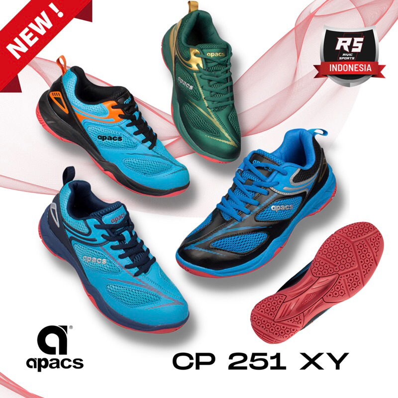 New BADMINTON SHOES APACS CP 251 XY ORIGINAL 100% | Shopee Philippines