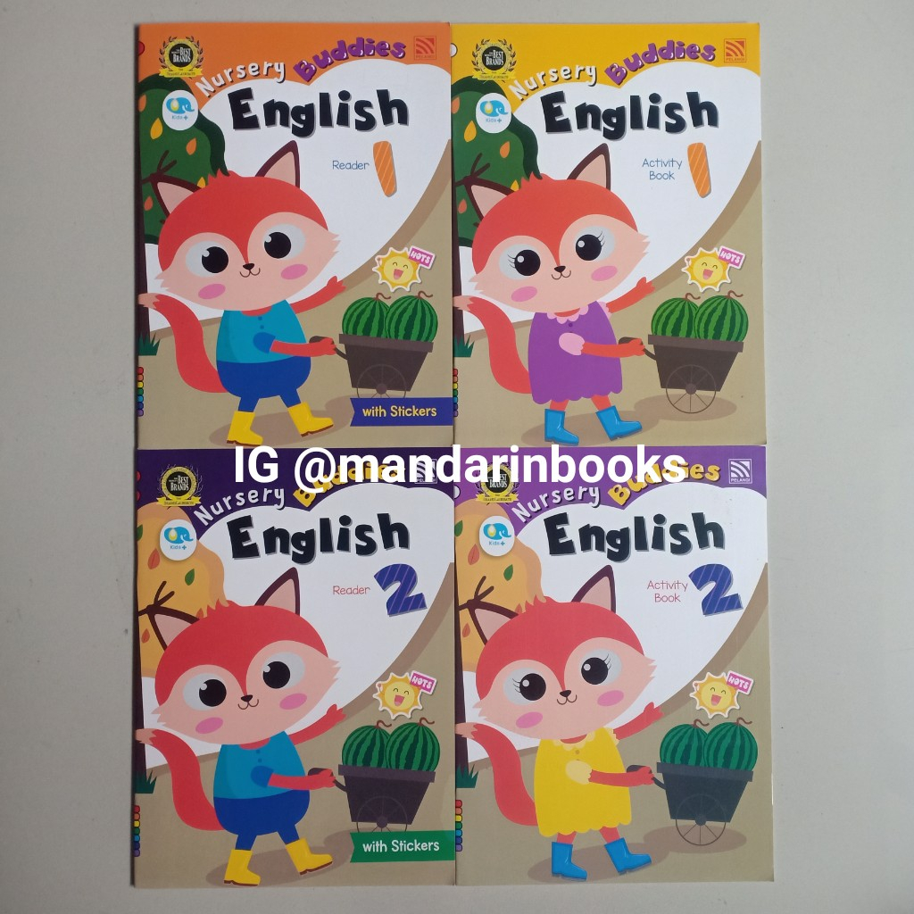 Nursery Book Buddies English 1 - 2 (Selection Per Book) | Shopee ...