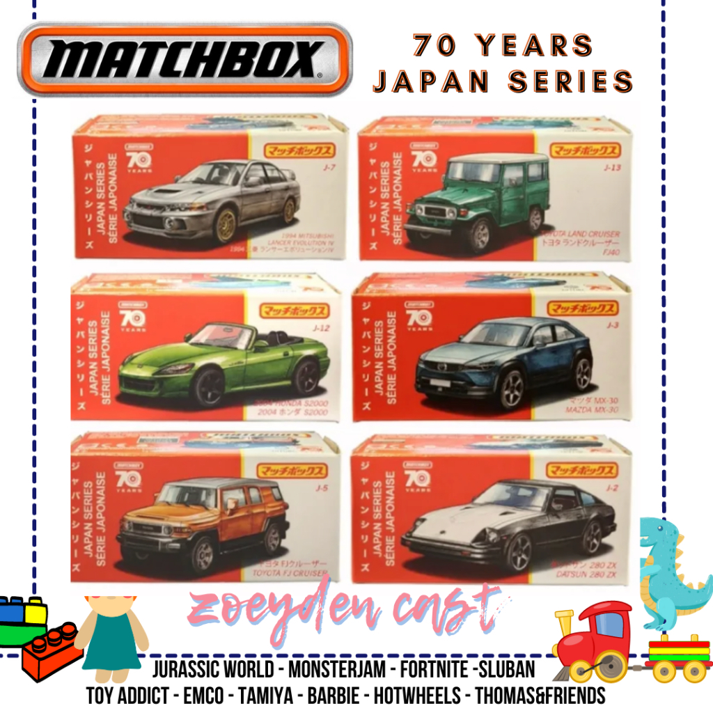 Matchbox Nissan Skyline GT-R Honda FJ Cruiser Datsun Mazda MX 30 Japan ...