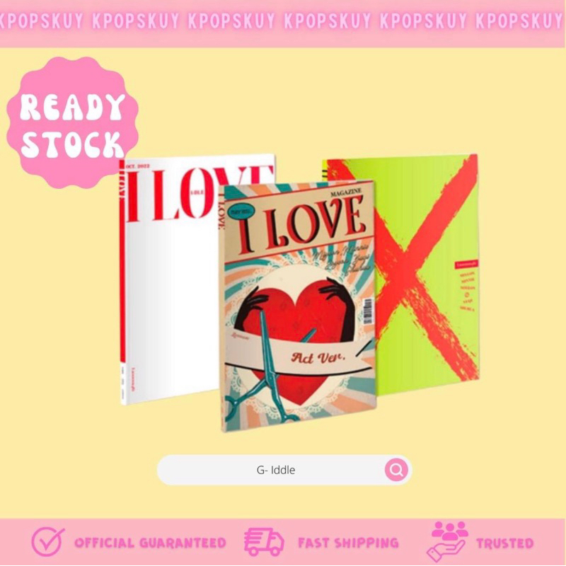 (G)I-DLE - 5th Mini Album "I love" Photobook GIDLE G IDLE Album Sealed Ready Official I love act ...