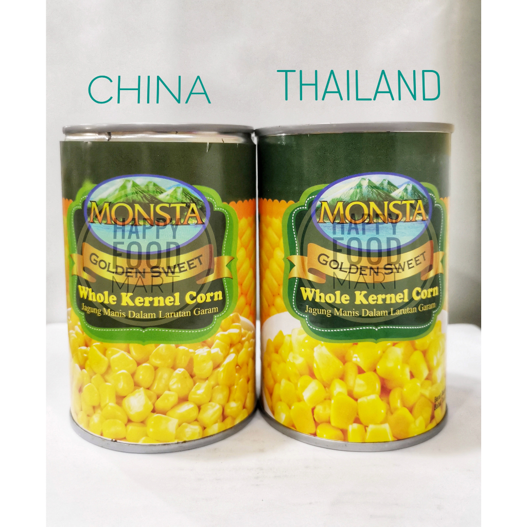 [HALAL] MONSTA WHOLE KERNEL CORN 425G/SWEET CORN PIPIL/CAN CORN SEEDS ...