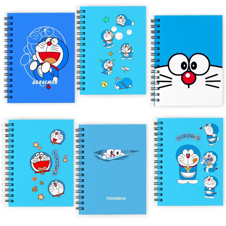 A6 Coper Doraemon Spiral NoteBook - SA6002 | Notebook | Recipe Book ...