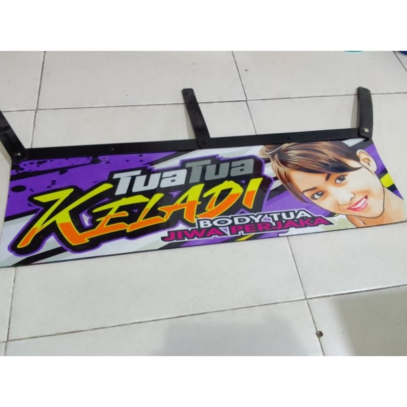 Carpet Retaining Mud KEPET EBEK Rubber Mud And STICKER BUS Size ELF ...