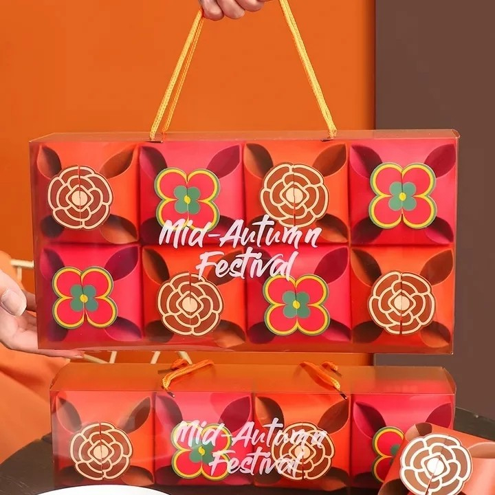 Mooncake Cake Box with Flower Mini Box | Shopee Philippines