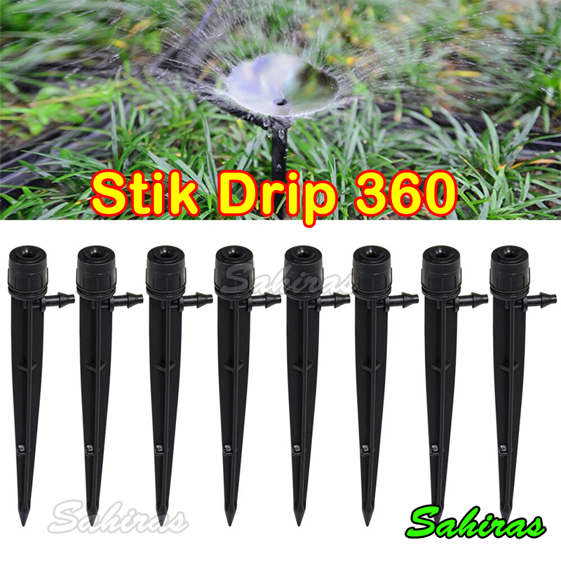 Drip Stick 360 Degree Dripper Stick for Plant Watering, Irrigation ...